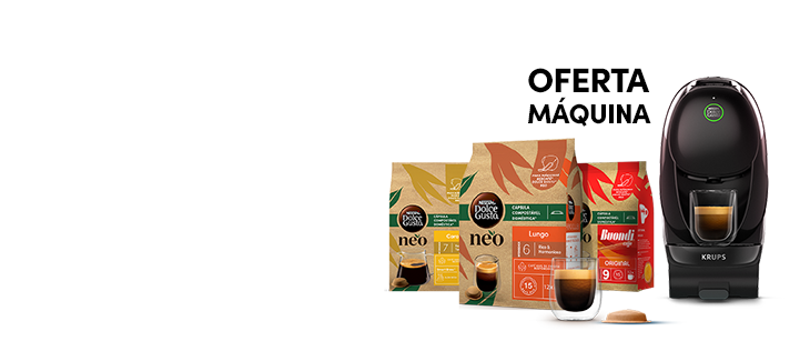 Máquina NEO grátis na compra de 35 embalagens NEO